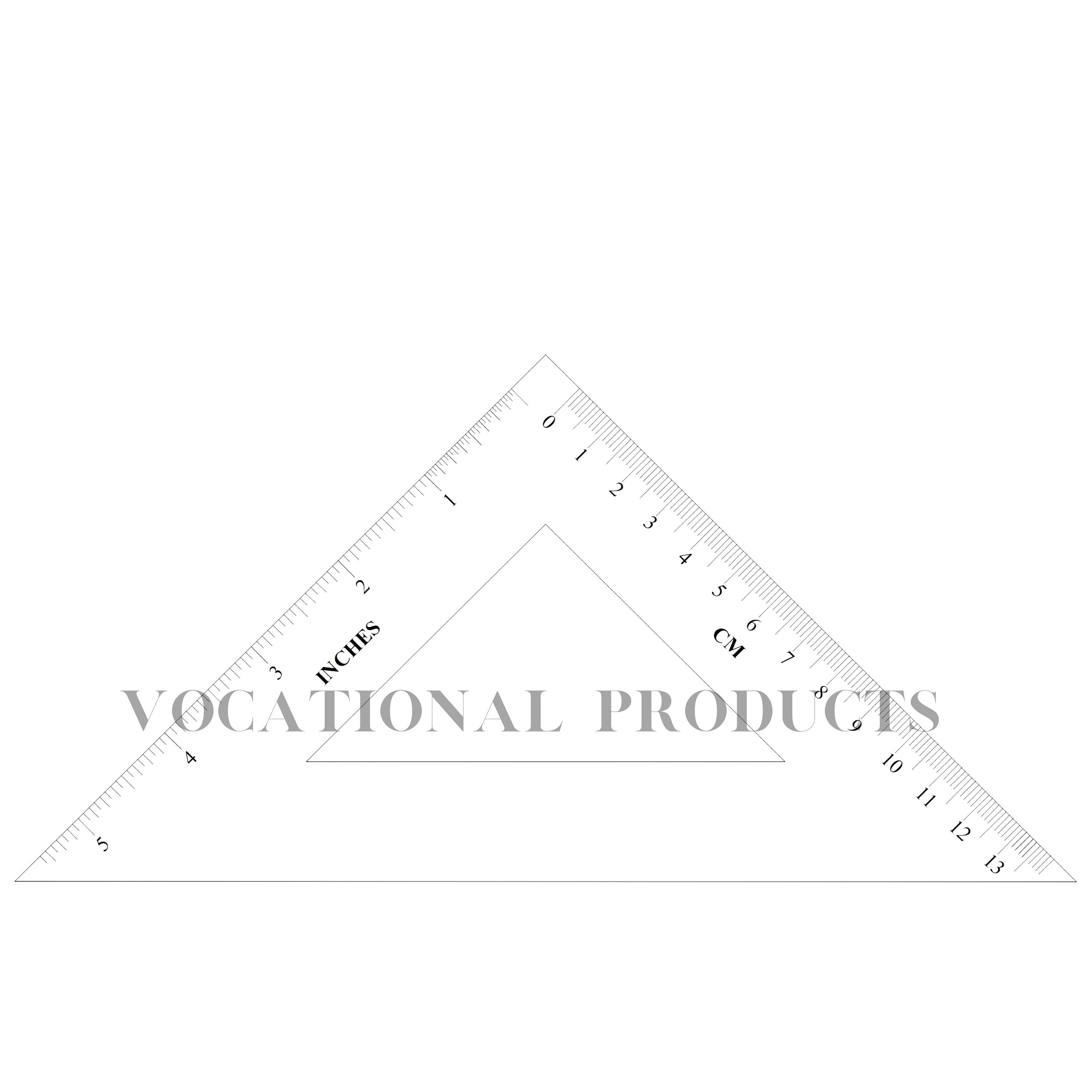 Protractor, Accurate Ruler, & 45, 60 Degree Set Squares : Design Files ...