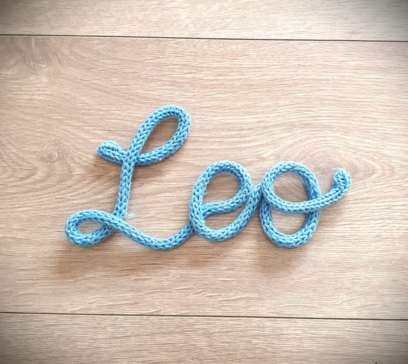 Wool Lettering Name Plate Door Sign Personalized Knitted - Etsy