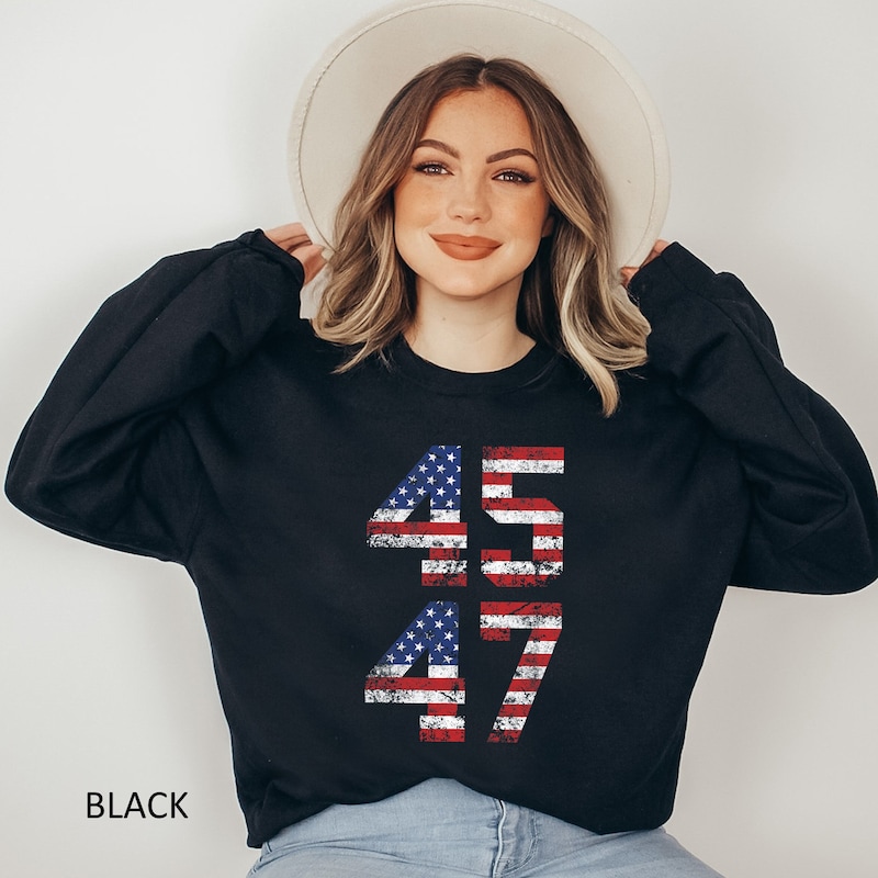 Trump 45 47 Sweatshirt - Etsy