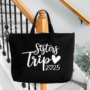Custom Sisters Trip Bag, Sister Trip Bag, Custom Sister Gift Bag ...