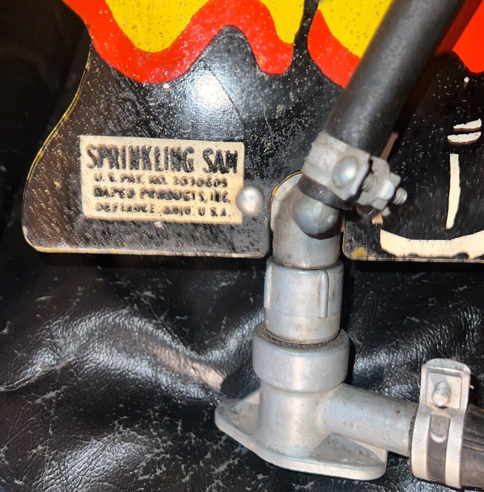 Large Vintage 1930s sprinkling Sam Clown Lawn Sprinkler by Dapco ...