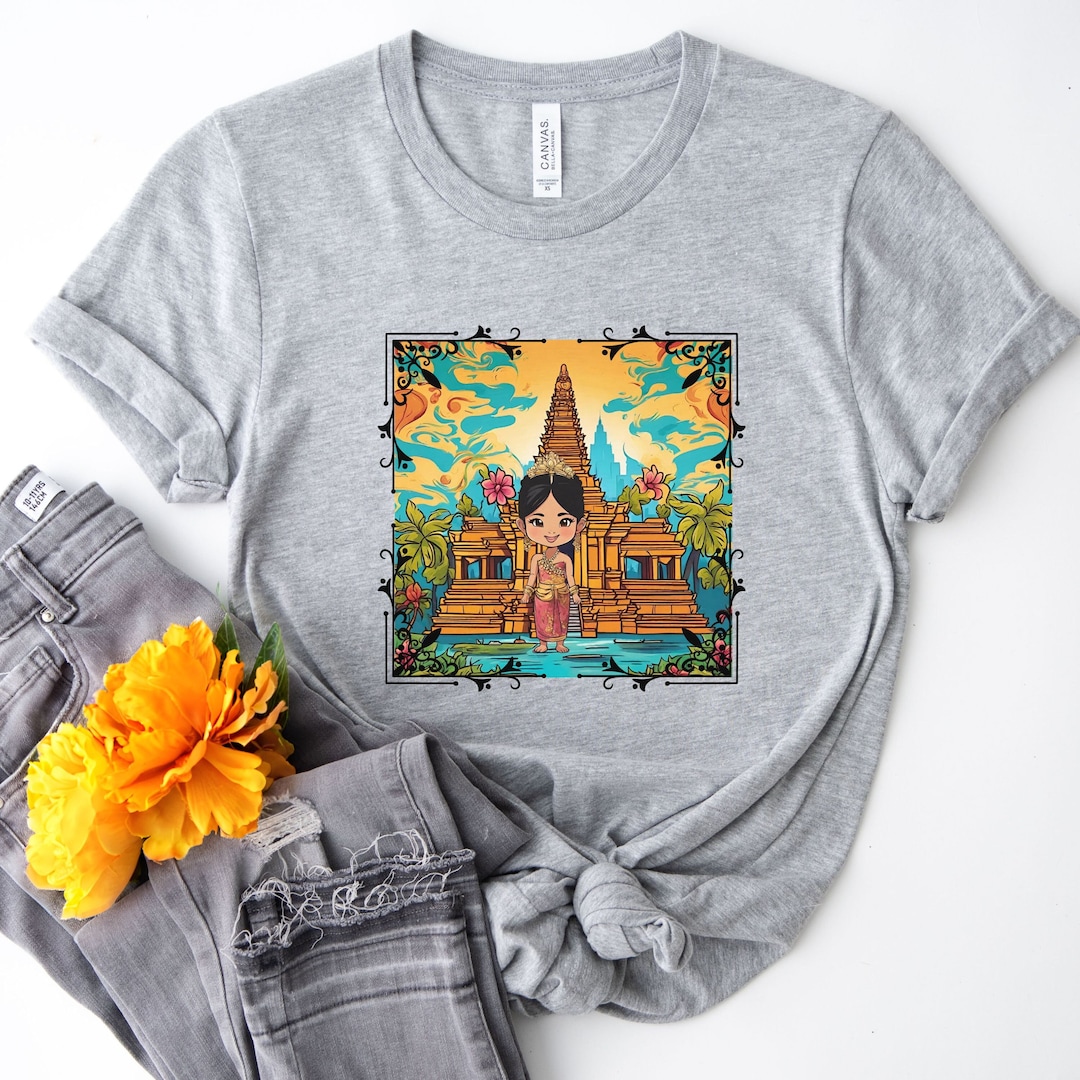 Asian T Shirt, Cambodian T Shirt, Khmer T Shirt, Cambo T Shirt, Apsara ...