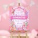 Candy Land Welcome Signage Sweet Candies Shop Welcome Poster Party ...