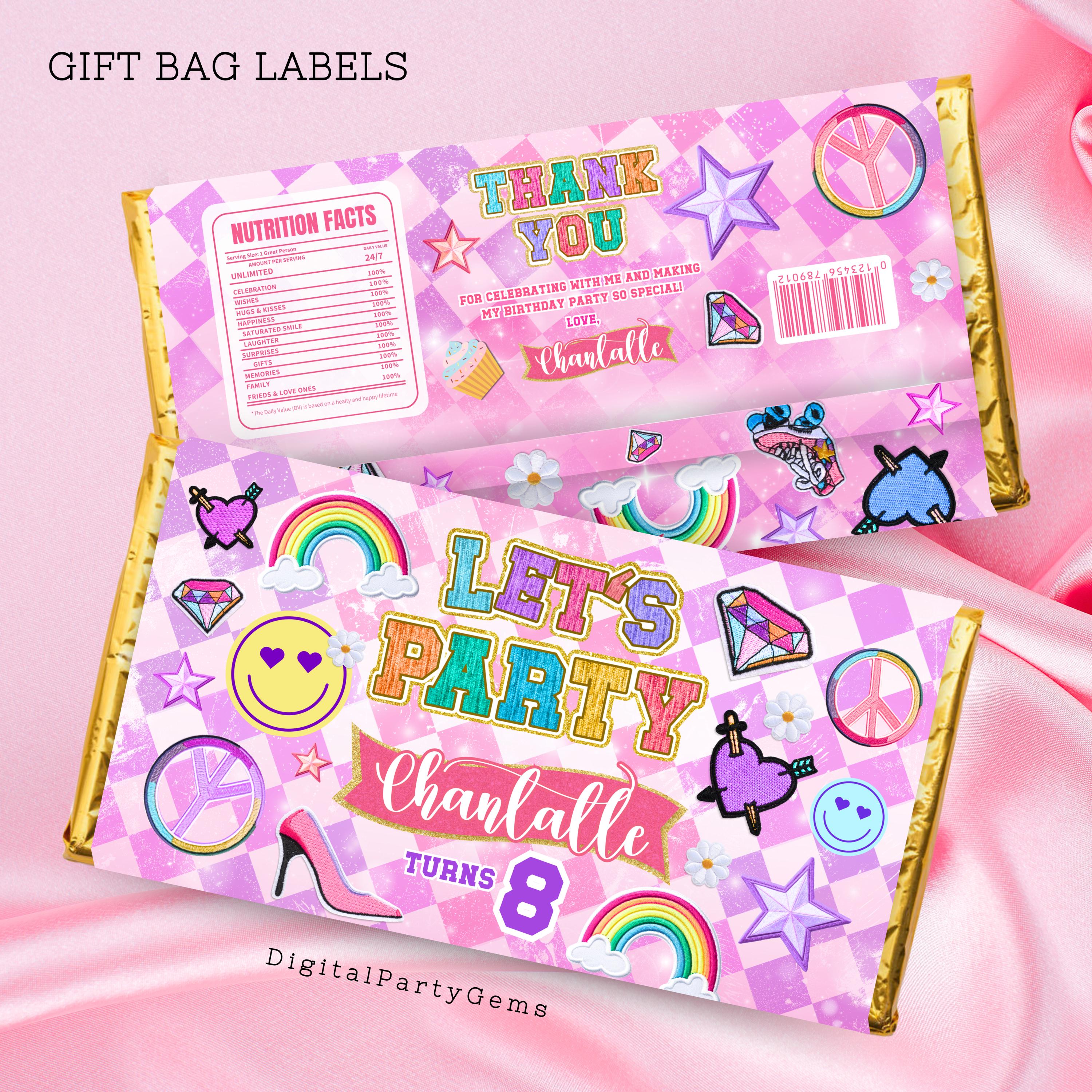 Varsity Patch Letter Party Bundle Welcome Signage Party Favor Label ...