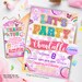 Patch Letter Invitation Preppy Patch Theme Party Invite Editable ...