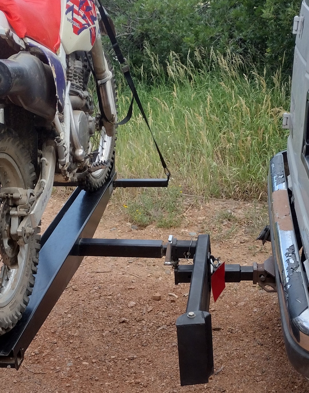 Swing-away Motorcycle Hitch for Motorcycle Carrier, Rear Vehicle Access ...
