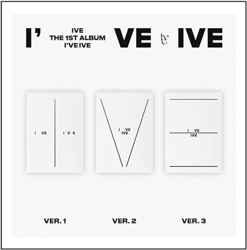 IVE I've IVE 1st Full Album Photobook Ver 1, 2, 3 - Etsy