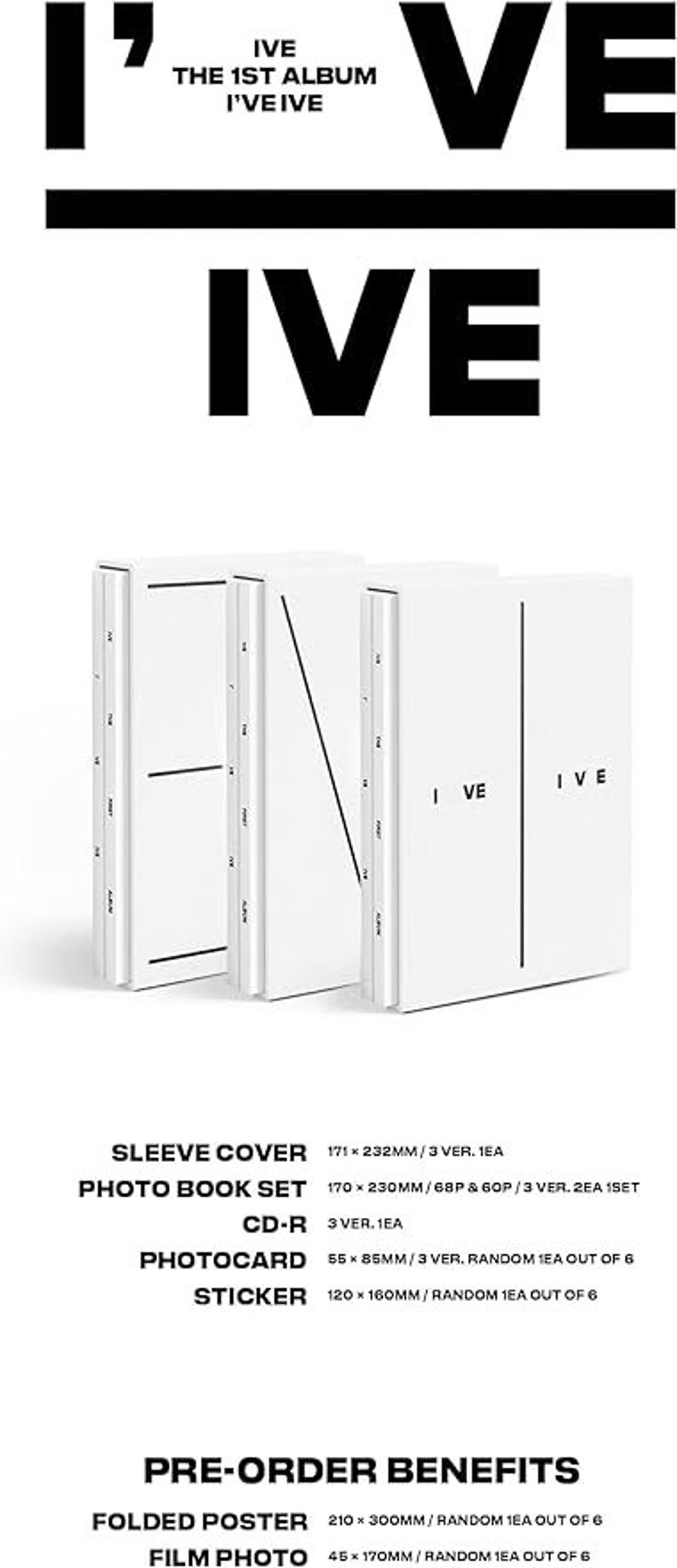 IVE I've IVE 1st Full Album Photobook Ver 1, 2, 3 - Etsy