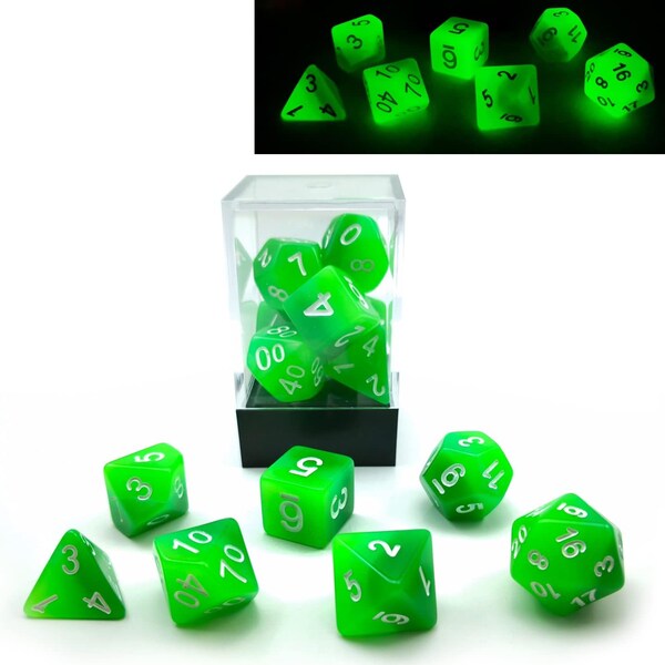 Glowing Dice - Etsy