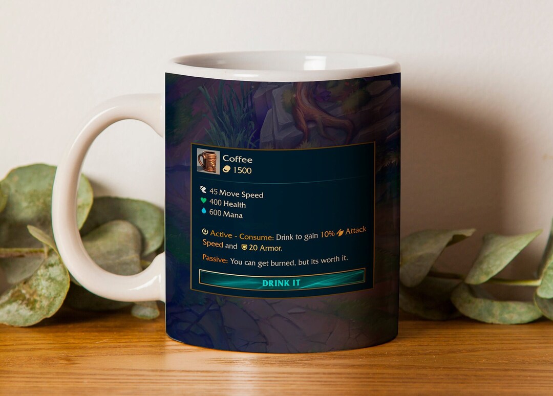 League of Legends Coffee & Tea Mug Item Edit. League of Legends ...