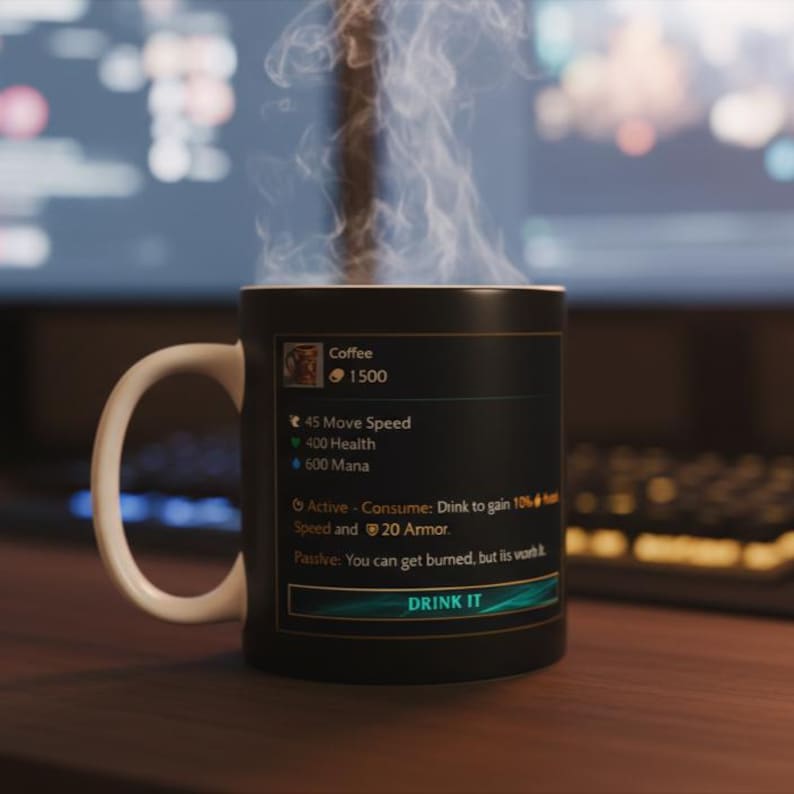 League of Legends Coffee & Tea Mug Item. League of Legends Personalized ...