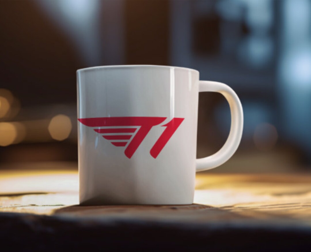 T1 2 Logos LOL LCK Mug. Personalized Ceramic Mug. League of Legends ...