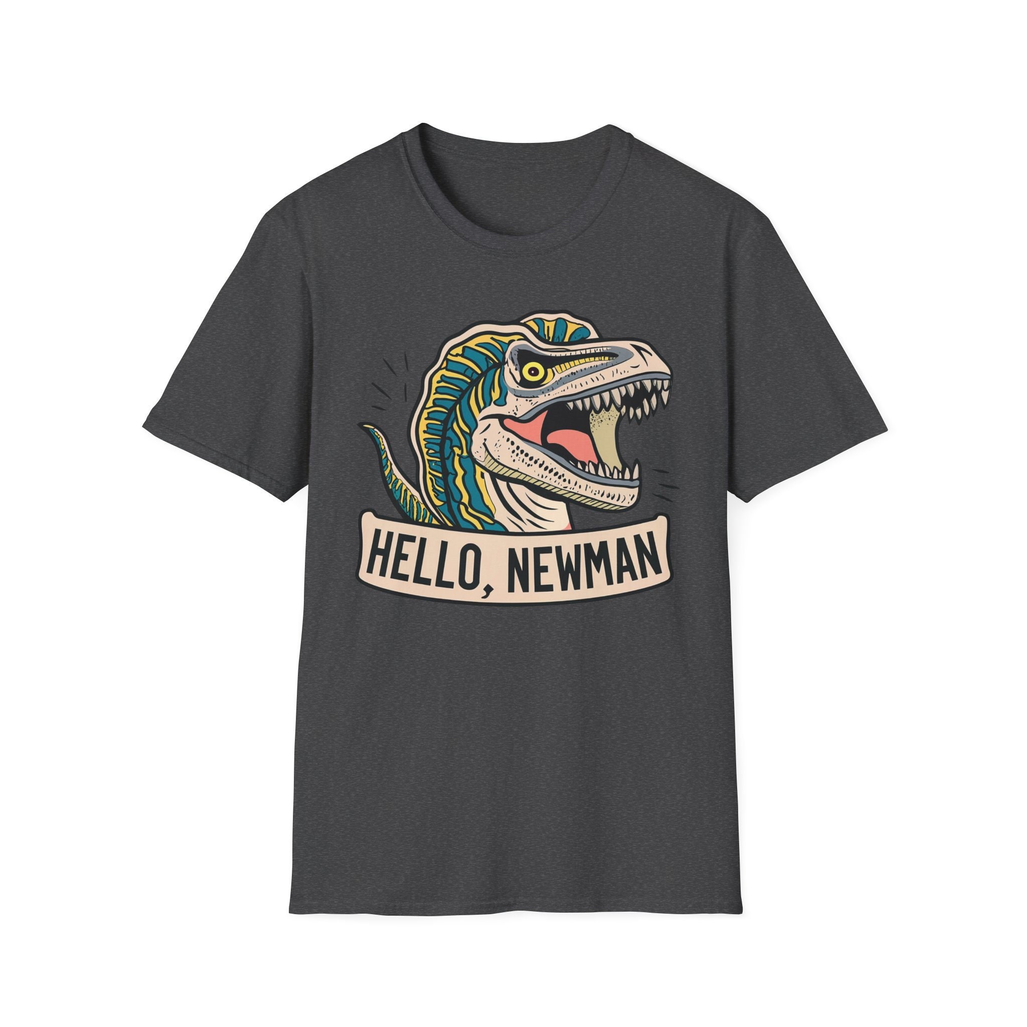 Dilophosaurus Hello Newman Tee - Etsy