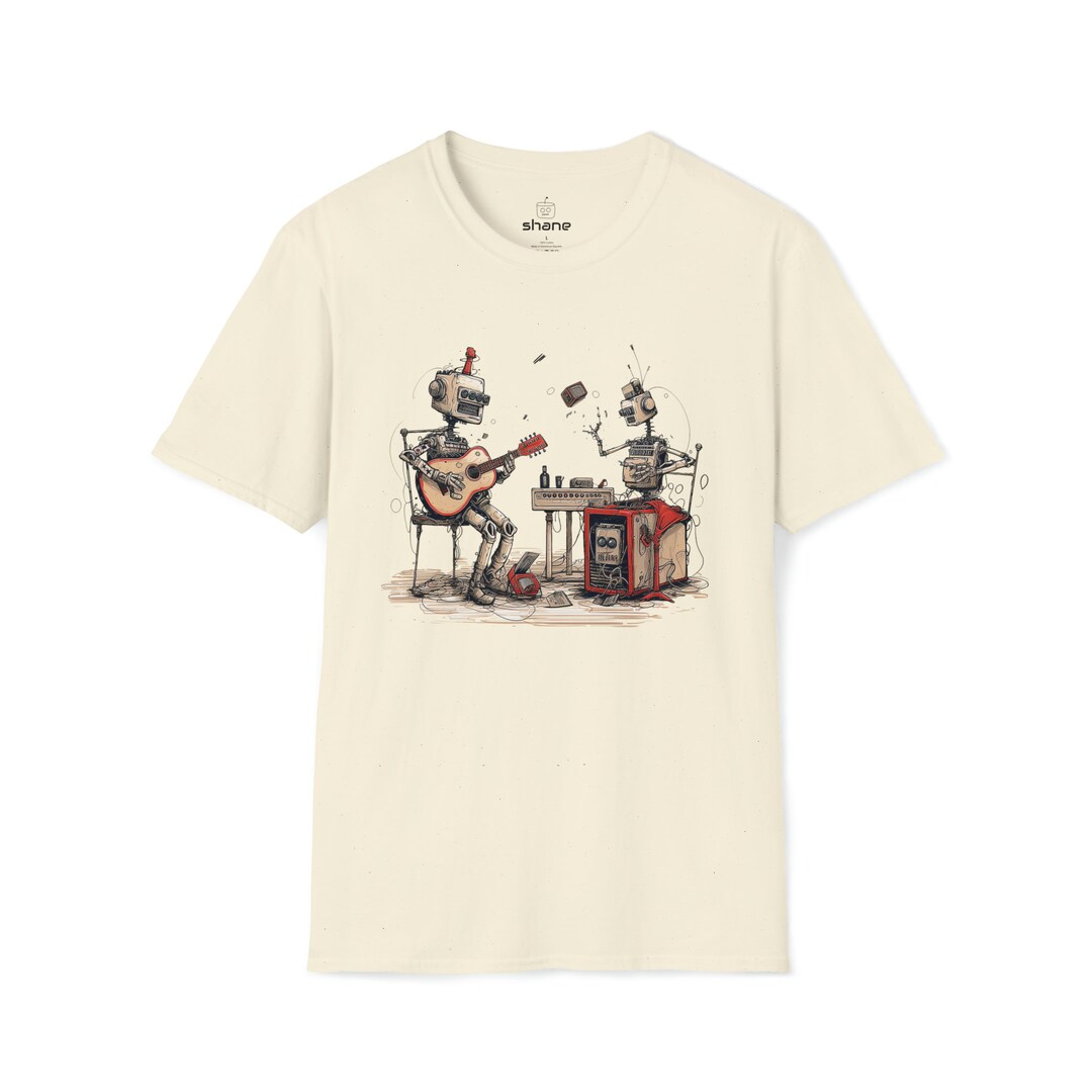 Robot Jam Session Tee - Etsy