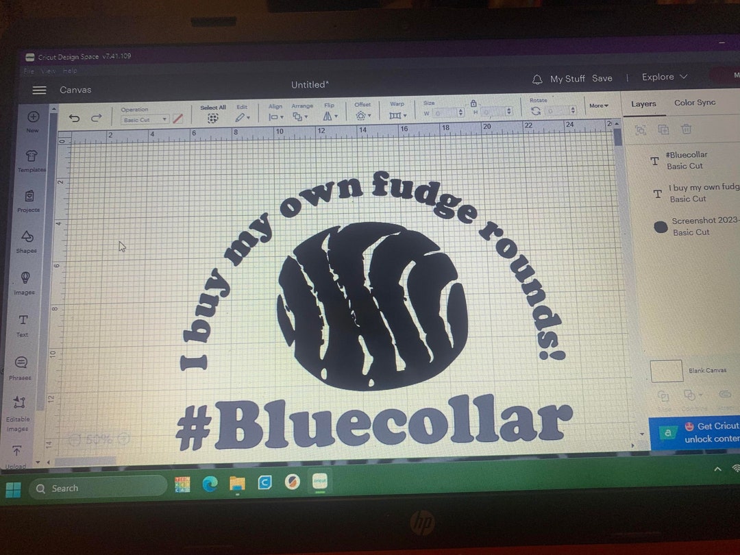 I Buy My Own Fudge Round Decal - Etsy