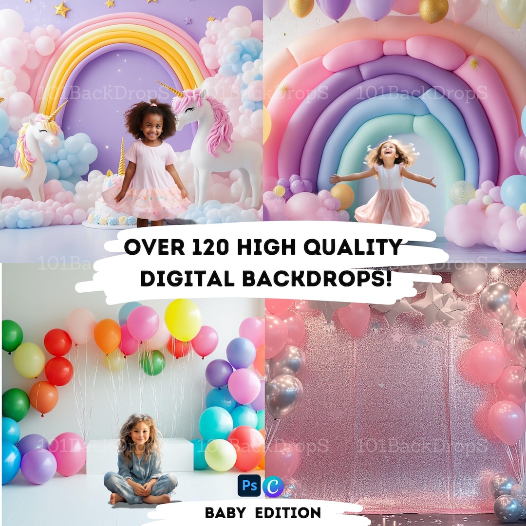 120+ Celebration & Party Backgrounds for Photoshop | Birthday ...