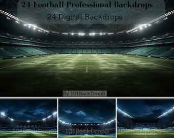12 Football Digital Backdrops, Football Professional Backdrop, Sport ...