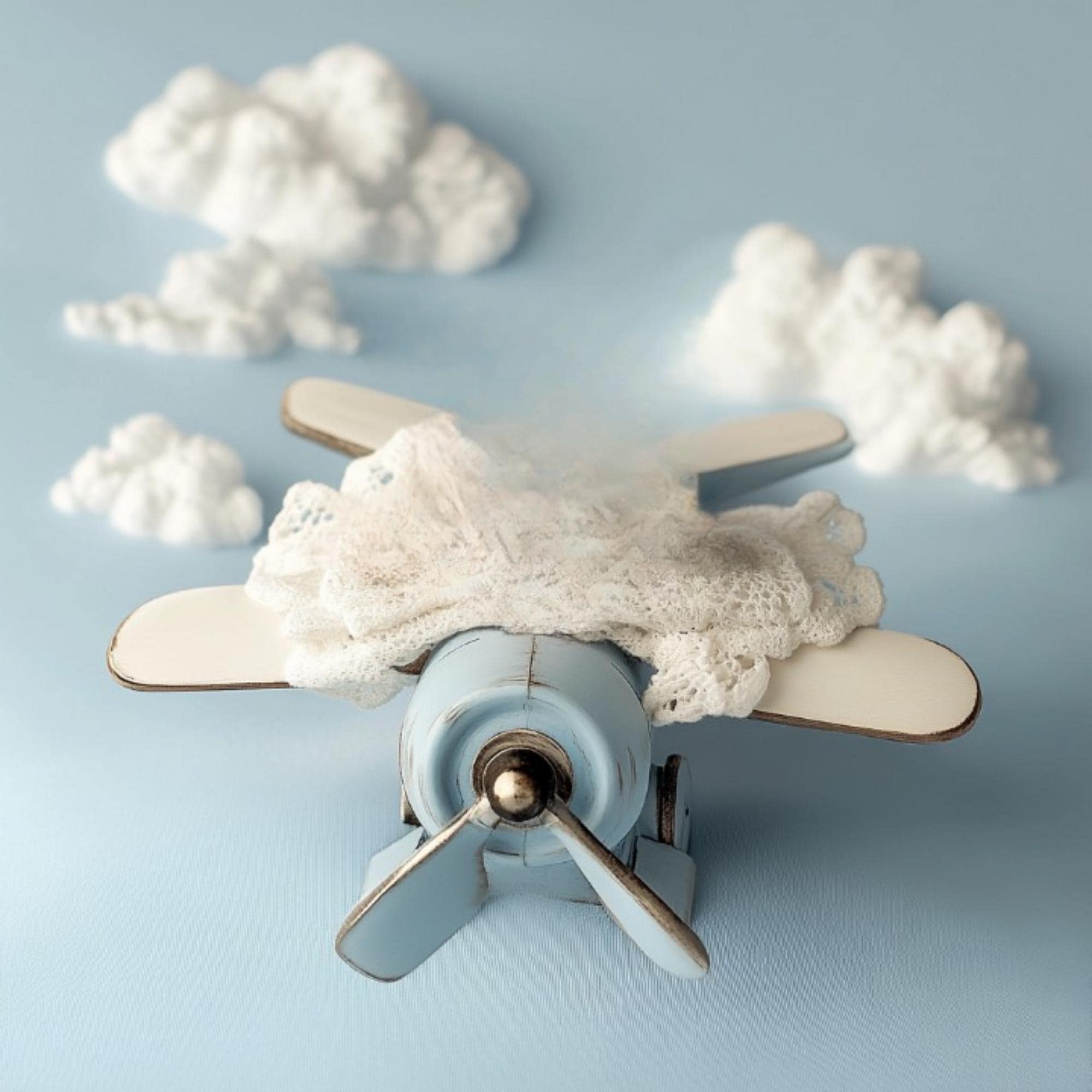 Magical Airplane Cradle Backdrop for Newborn Photography - Spring ...