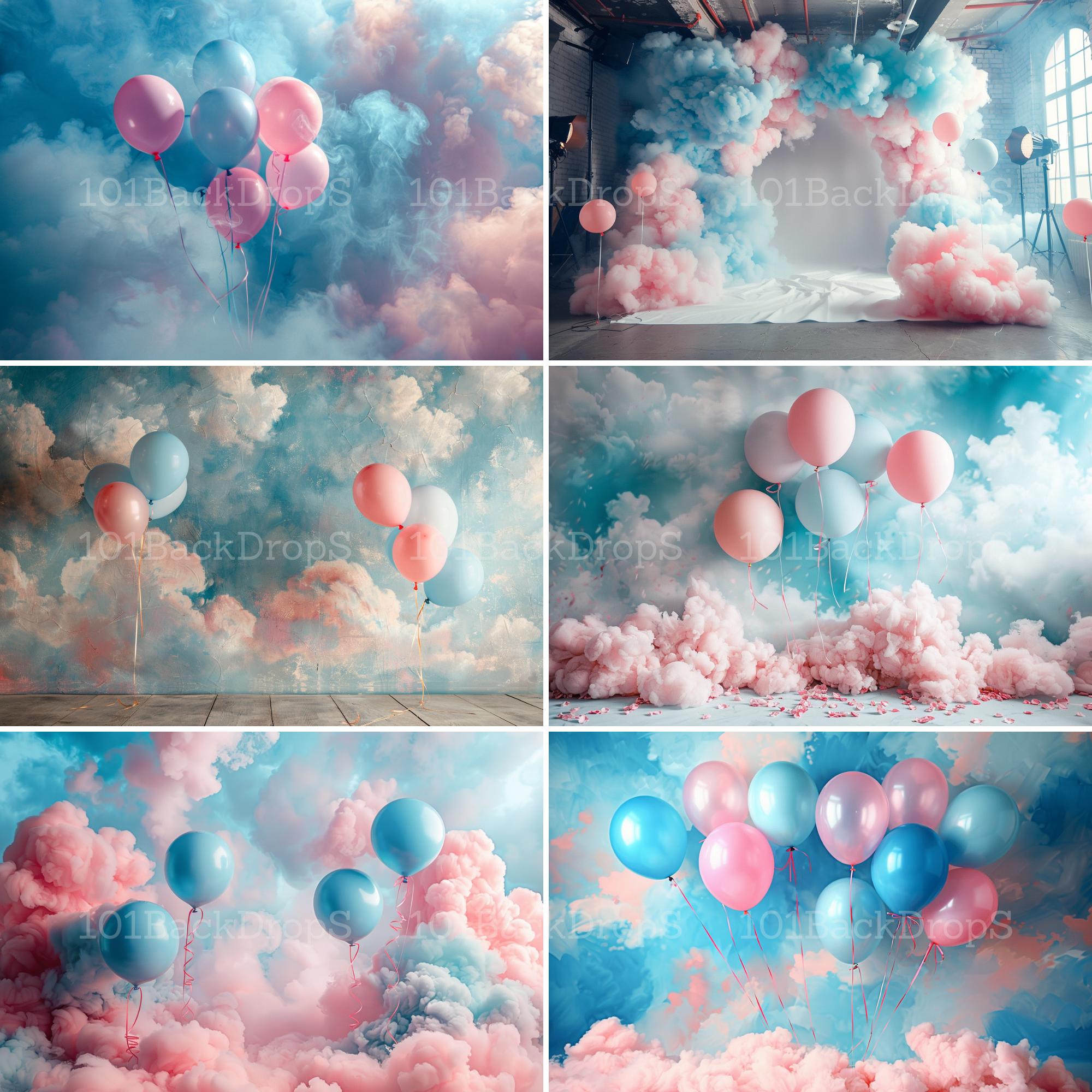 46 Fine Art Painterly Clouds Digital Backdrops, Backdrop Overlays ...