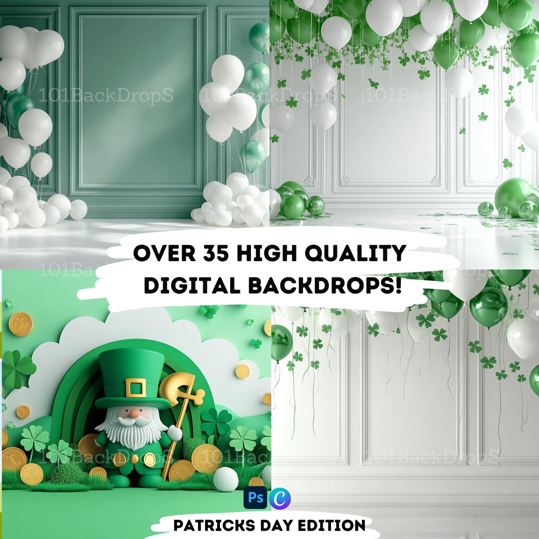 Over 35 St. Patrick’s Day Backdrops – Magical 8K High-resolution ...