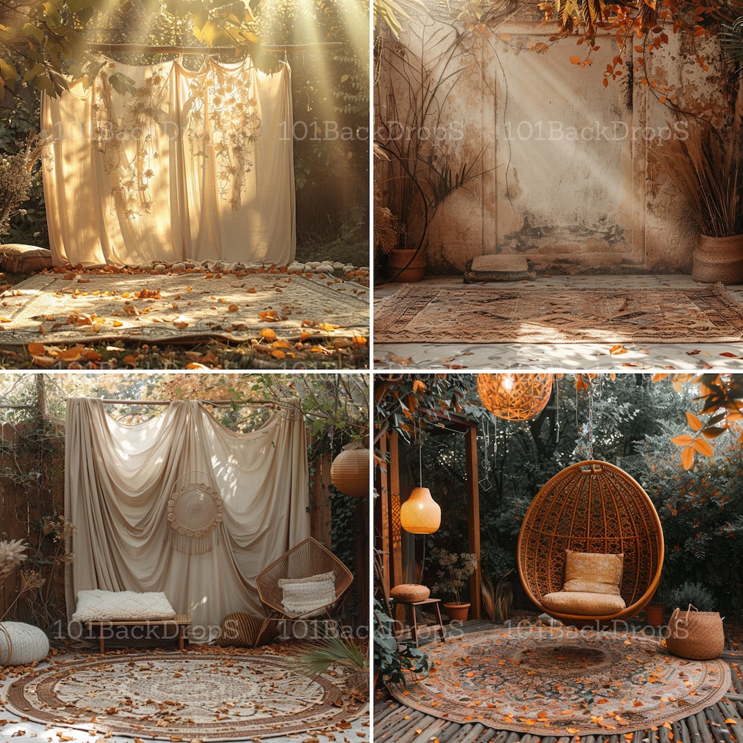Dreamy Sunset Vibes - Bohemian Backdrop Digital Art - Ethereal Nature ...