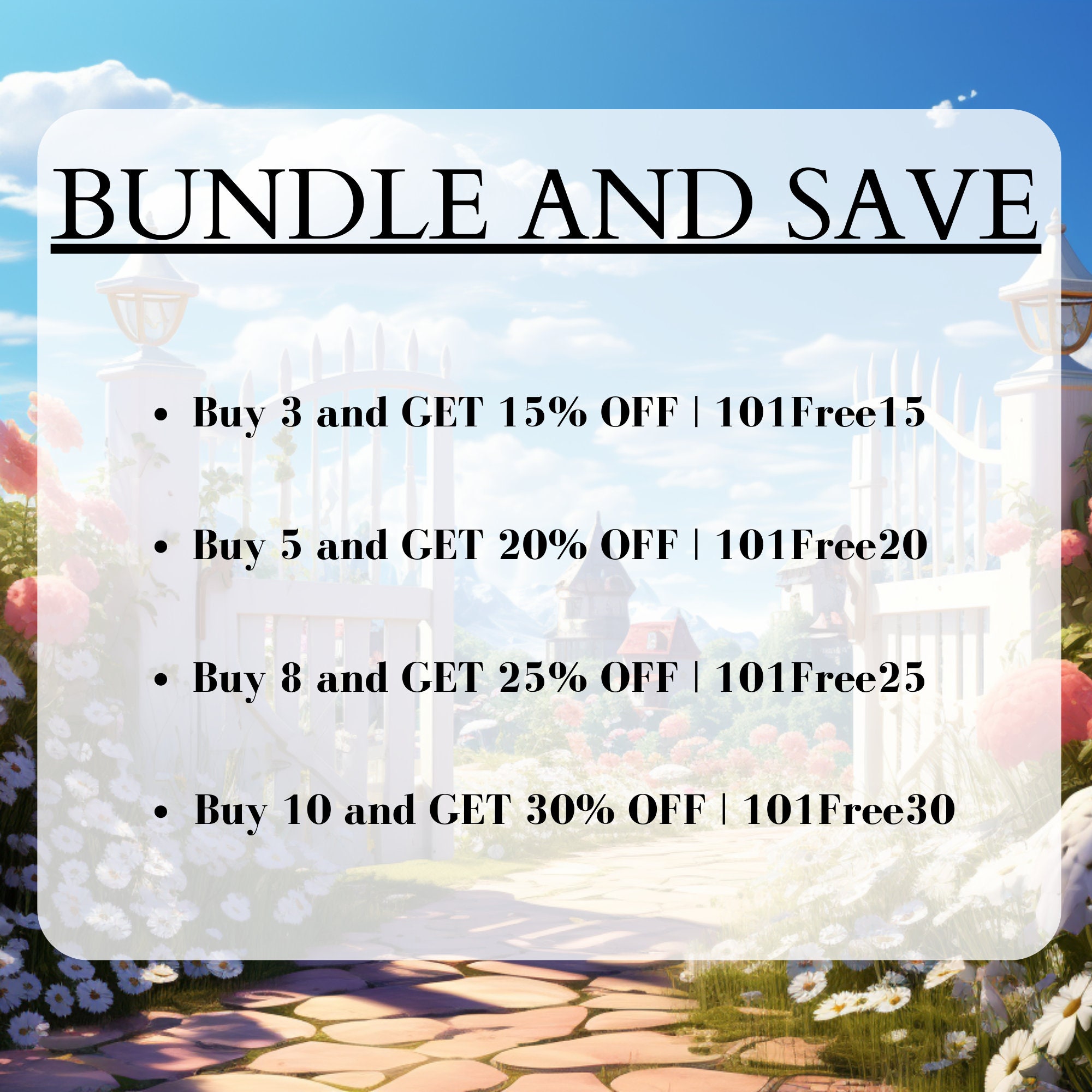 Bundle of 32 White Garden Fence Digital Backdrops, Photography Studio ...