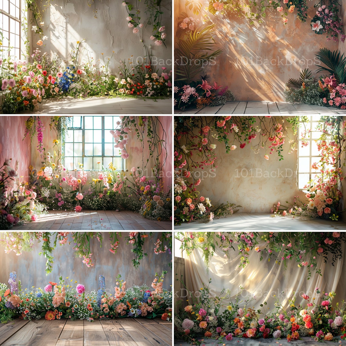 Enchanted Summer Dreams - Boho Backdrop Collection - 30 Digital ...