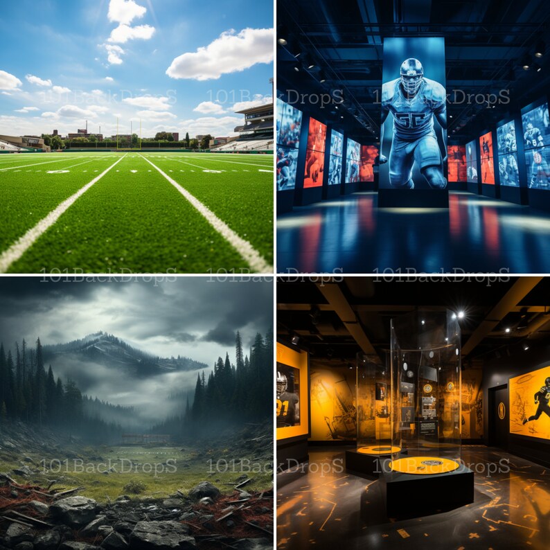 SPORTS BACKGROUNDS | Football Stadium Photoshop Backgrounds - Etsy