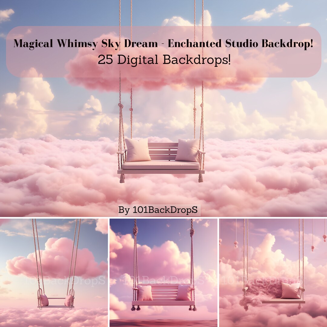 Whimsical Sky Dreams - Fantasy Backdrop for Composite Photography ...