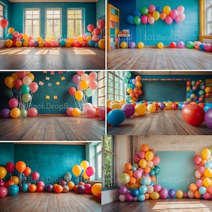 Digital Back to School Backdrops, Chalkboard Background, Classroom ...