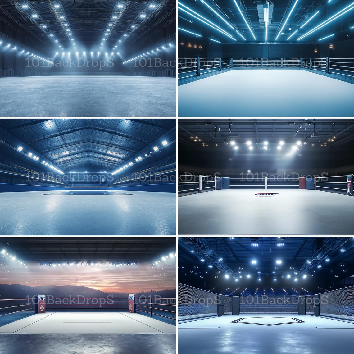 40+ Boxing Backdrop Bundle | 8K Resolution | 300 DPI | Digital Sports ...