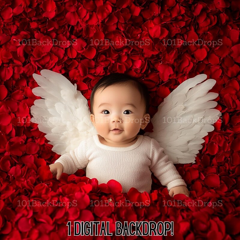 Red Digital Backdrop - Etsy