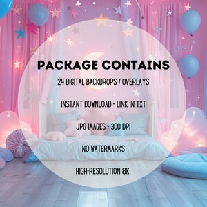 Dreamy Pink Digital Photography Backdrop Cake Smash Pink Theme for Baby ...