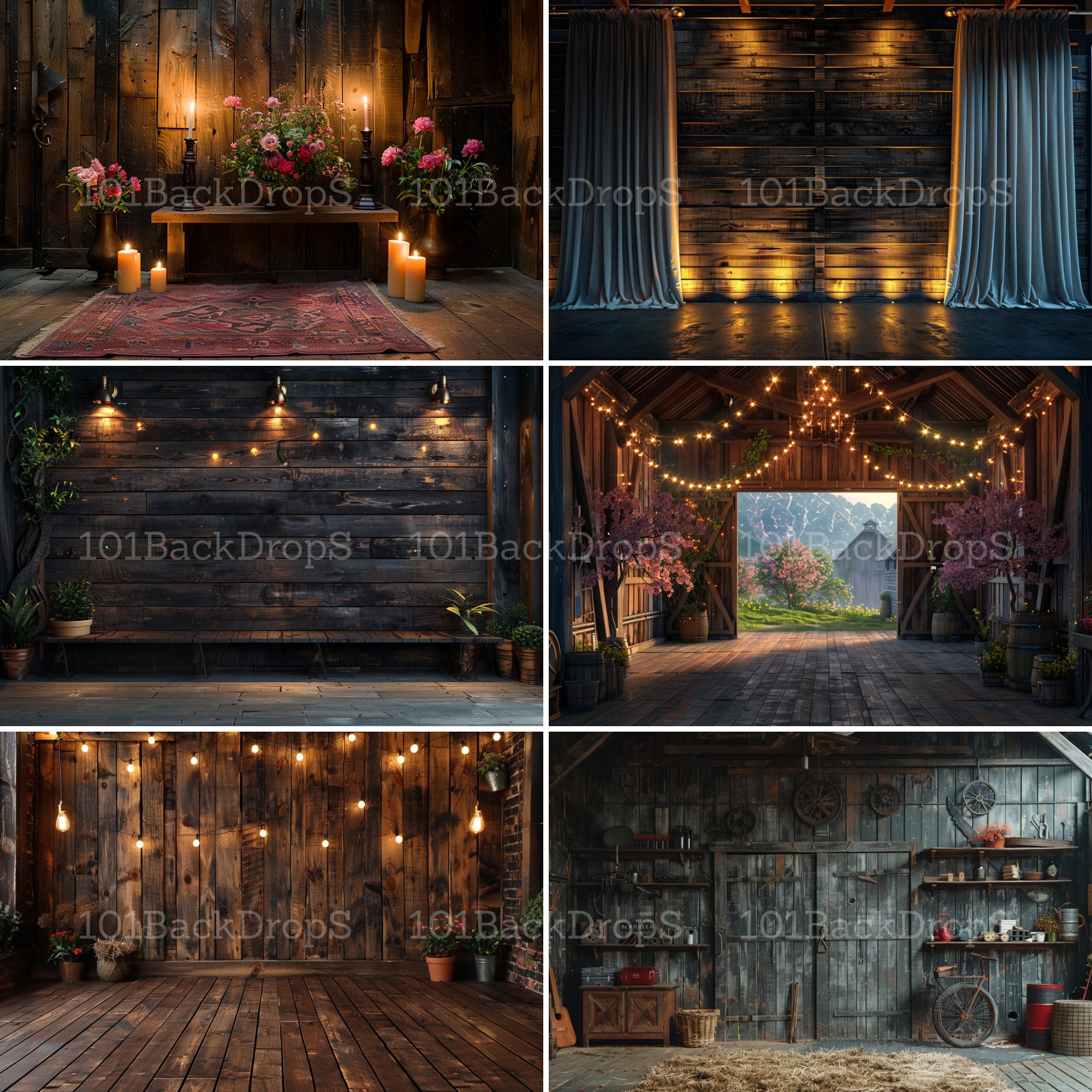 Rustic Barn Digital Backdrop Maternity, Photoshop Background, Digital ...