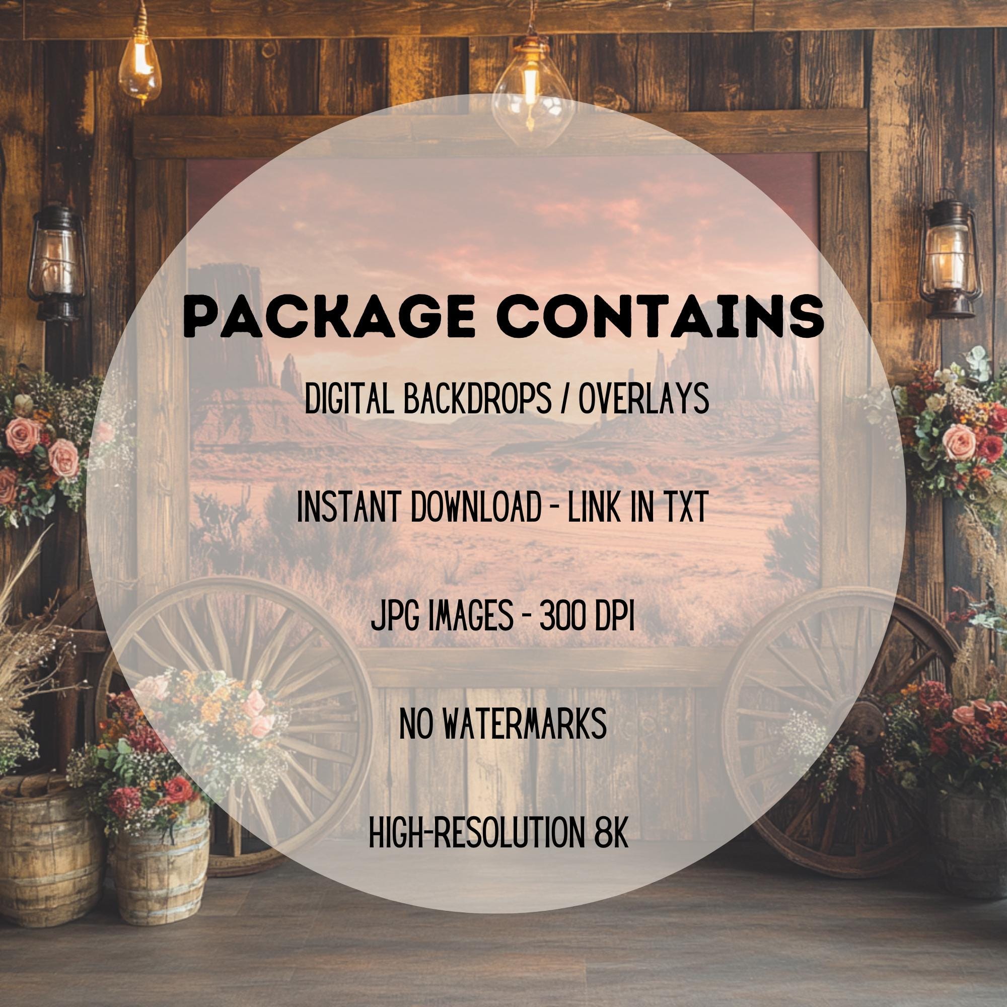 88+ Wild West Digital Backdrops Bundle - Cowboy Era Backgrounds ...