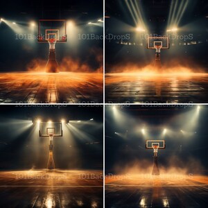 Basketball Digital Backdrop - Photography | BASKETBALL SPOTLIGHT BLUE ...