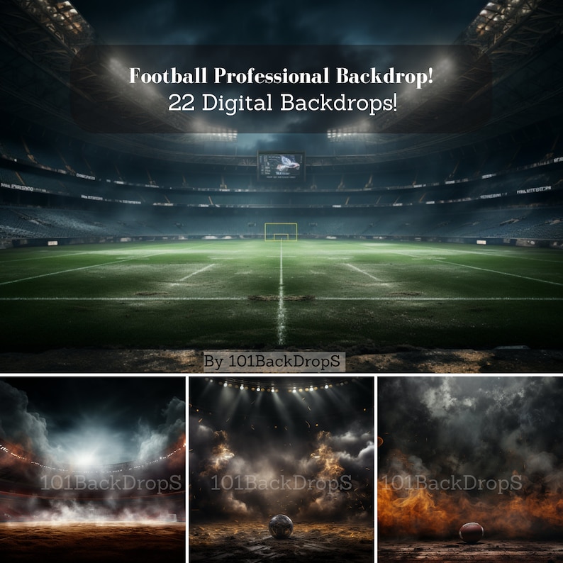Football Professional Backdrop - Photography | LIGHTNING FOOTBALL ...