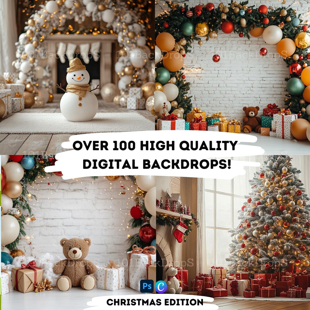 Ultimate 100+ Digital Backdrop Bundle - Multi-themed 8K Photoshoot ...