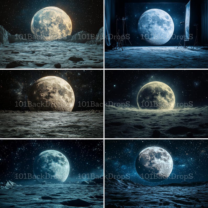 44 Mystical Baby Moon Backdrops in 8K - Enchanting Digital Backgrounds ...