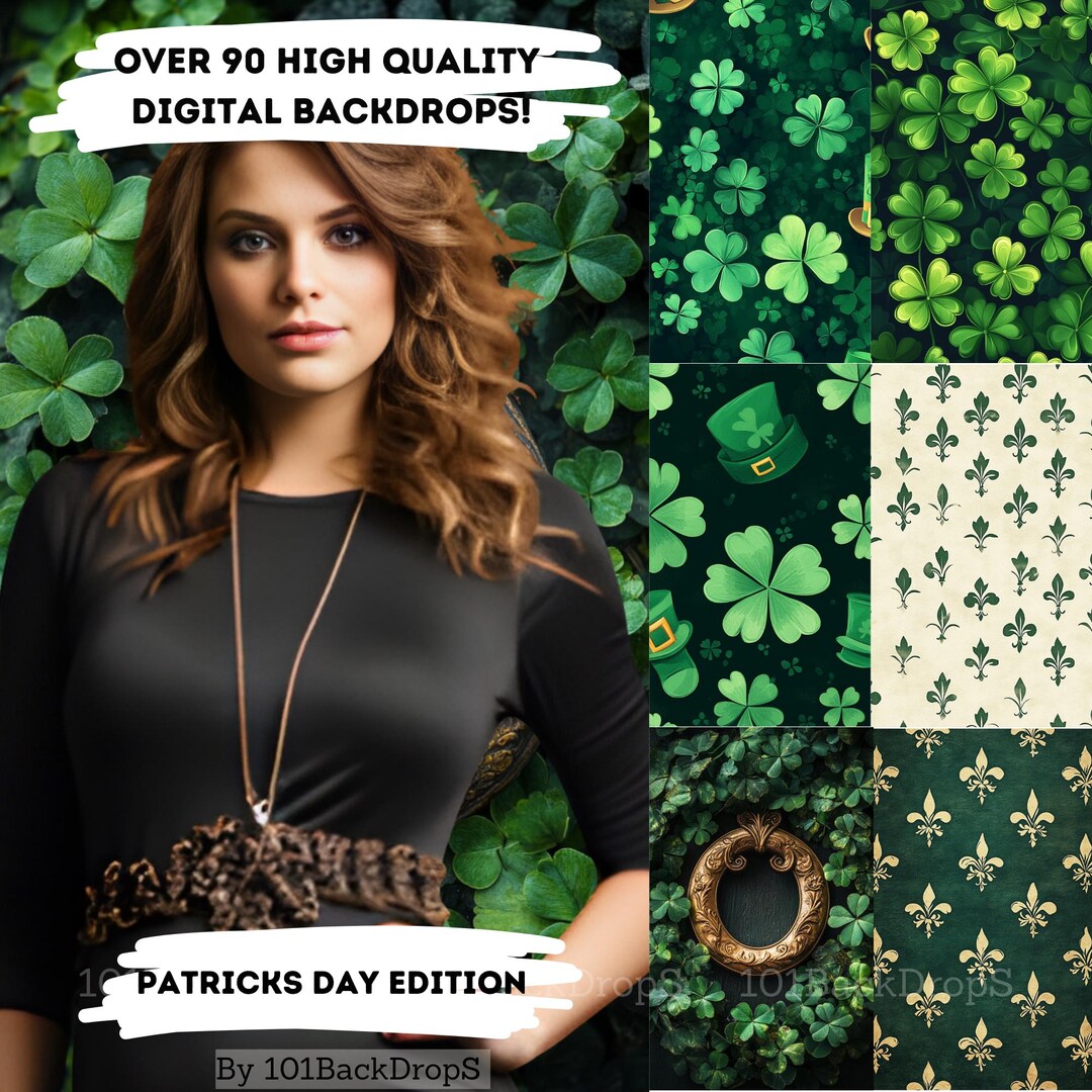 Over 110 St. Patrick’s Day Portrait Backdrops – 8K High-resolution ...