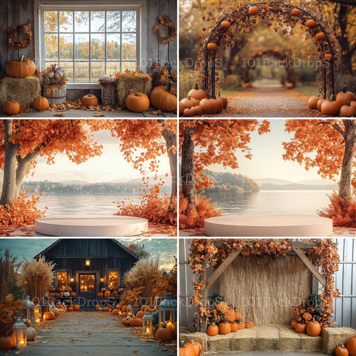 120+ Magical Autumn Backdrops - Interior & Exterior Digital Scenes, 8K ...