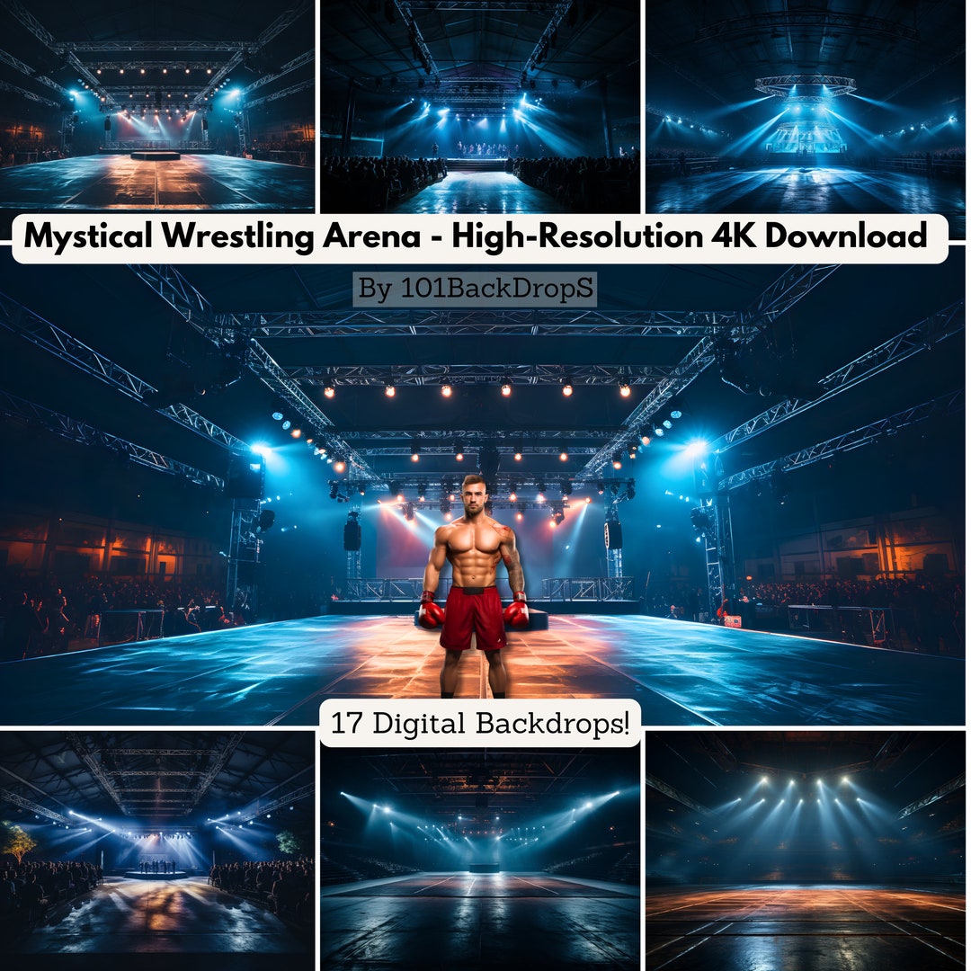 Enchanted Wrestling World - 17 Magical Digital Backdrops | DYNAMIC ICE ...