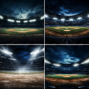 Digital Backdrop Photography - Baseball, Softball | NIGHT & DAY STADIUM ...