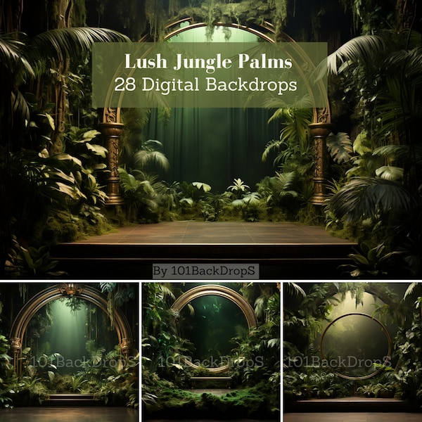 Jungle Backdrop - Etsy