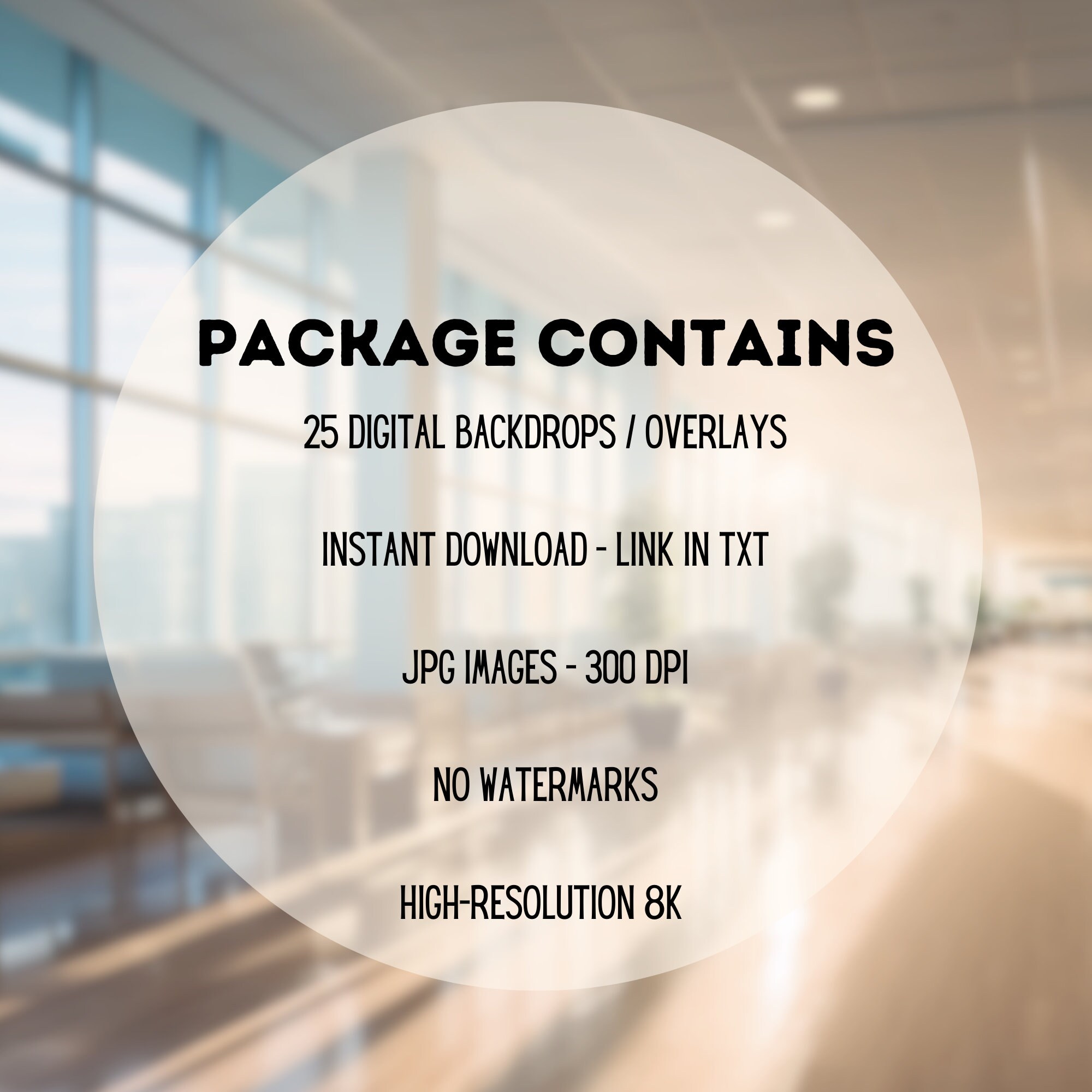 Soft Focus Modern Office Digital Backdrops, Blurred Professional ...