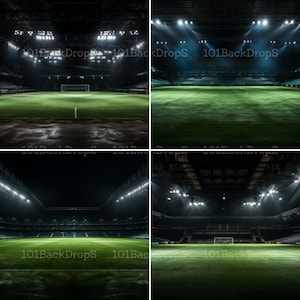Football Field Background, Football Backdrop Dramatic, Football Stadium ...