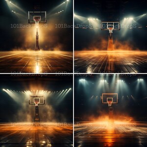 Basketball Digital Backdrop - Photography | BASKETBALL SPOTLIGHT BLUE ...