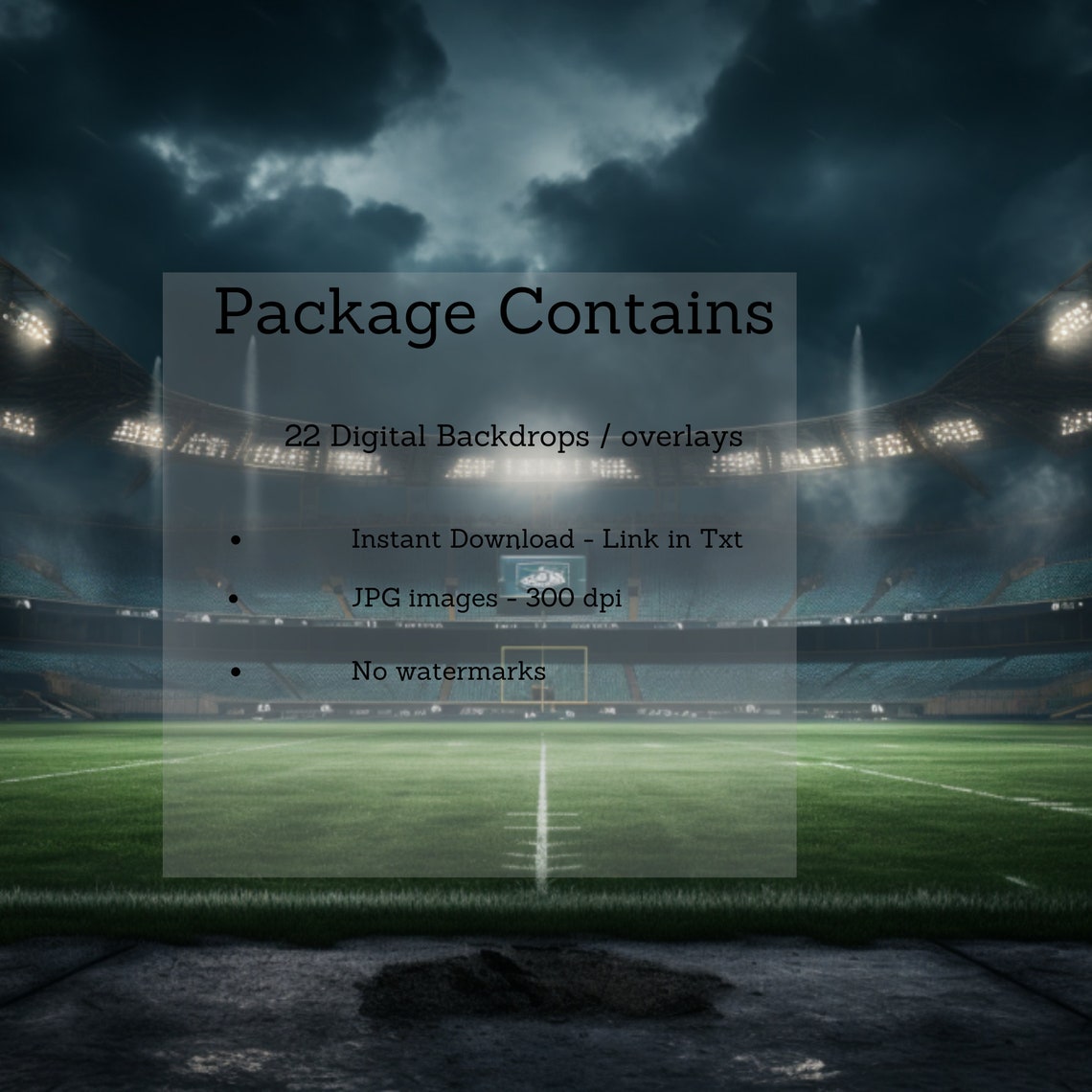 Football Professional Backdrop - Photography | LIGHTNING FOOTBALL ...