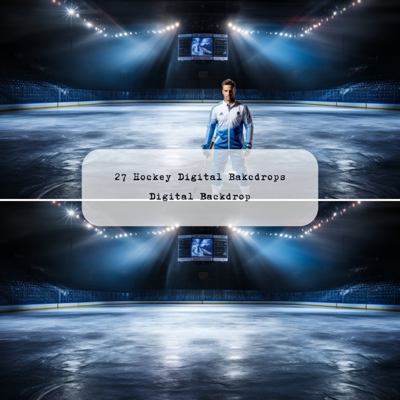 HOCKEY 27 MEGA HUGE Digital Backgrounds Set, Hockey, Birthday ...