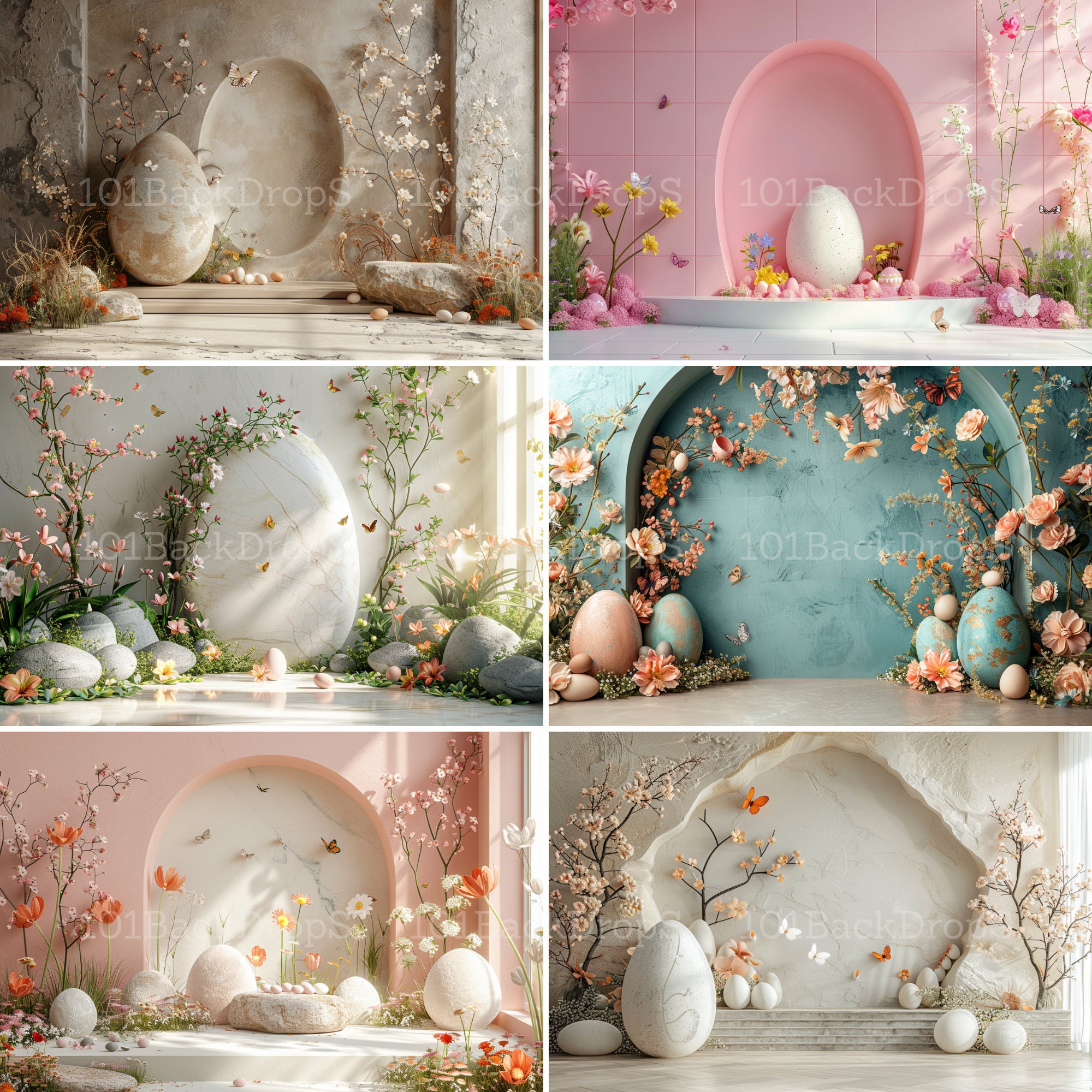 26 Easter Studio Digital Background for Composite Artists, Easter ...